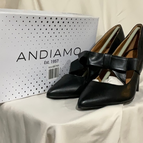 Andiamo | Shoes | Andiamo Black Heels | Poshmark